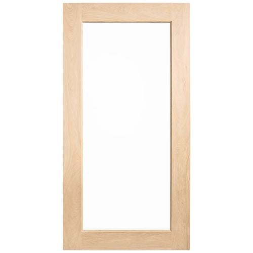 Corinthian 2040 x 1200 x 40mm Entrance Door Blonde Oak Translucent ...