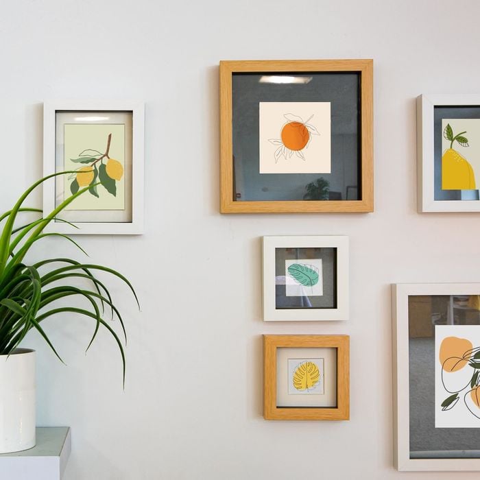 Nicola Spring 2 Piece 6 x 6 3D Shadow Box Photo Frame Set - Craft ...