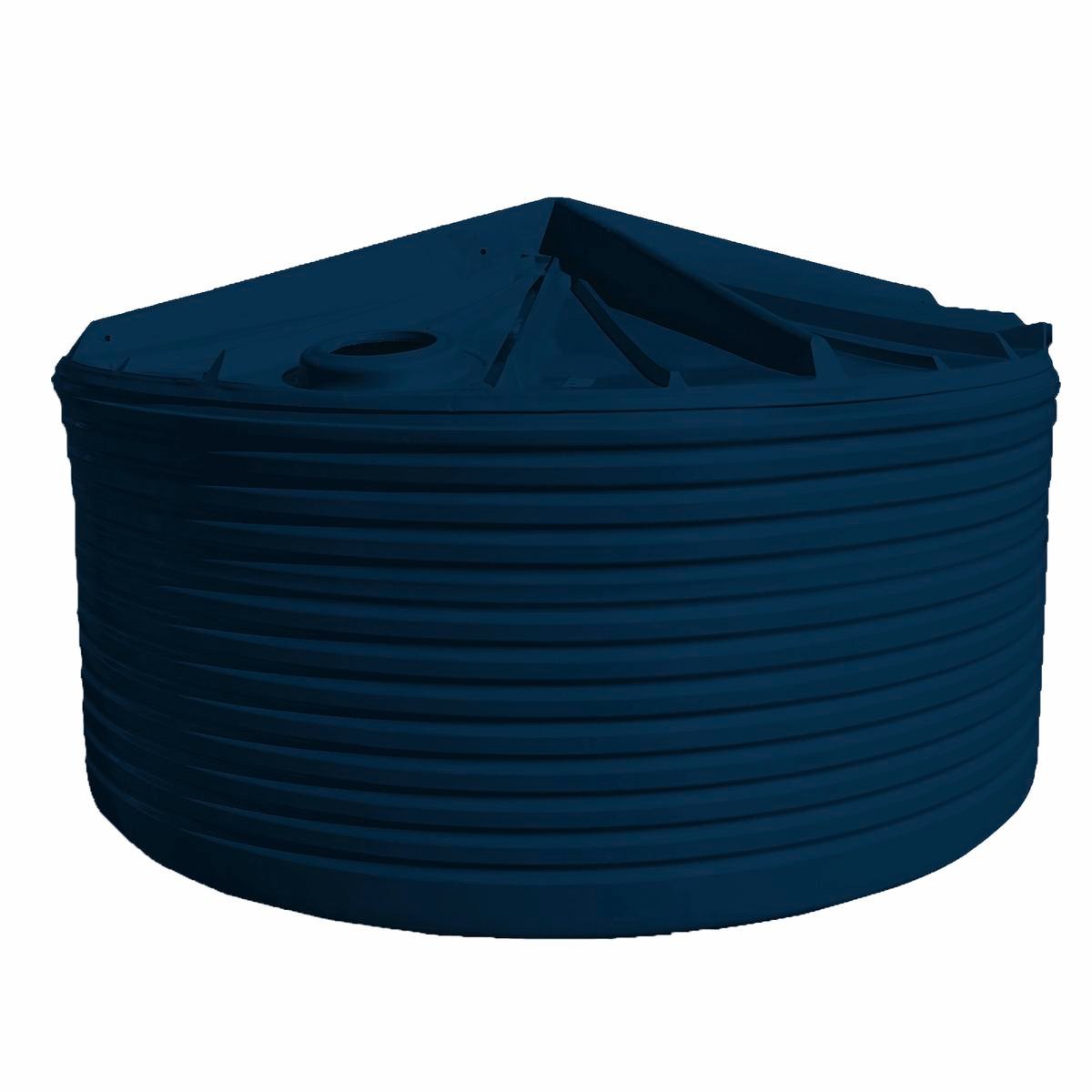 Clark Tanks 23600L Round Poly Water Tank - Stormedge Blue - Bunnings ...
