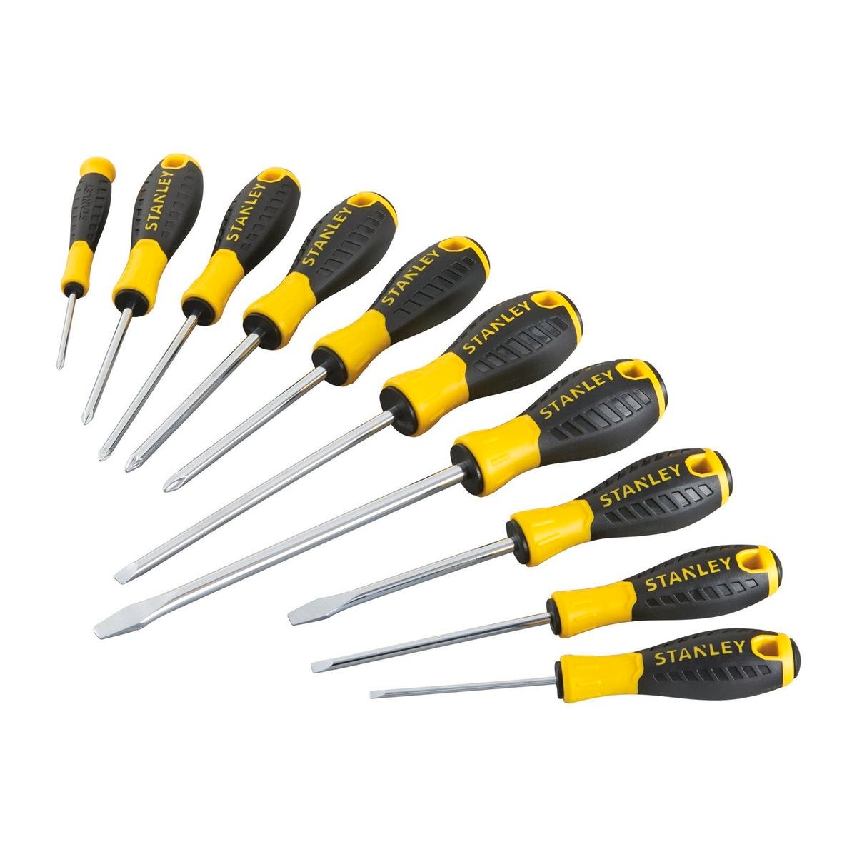 Stanley 10 Piece Essentials Screwdriver Set - Bunnings Australia
