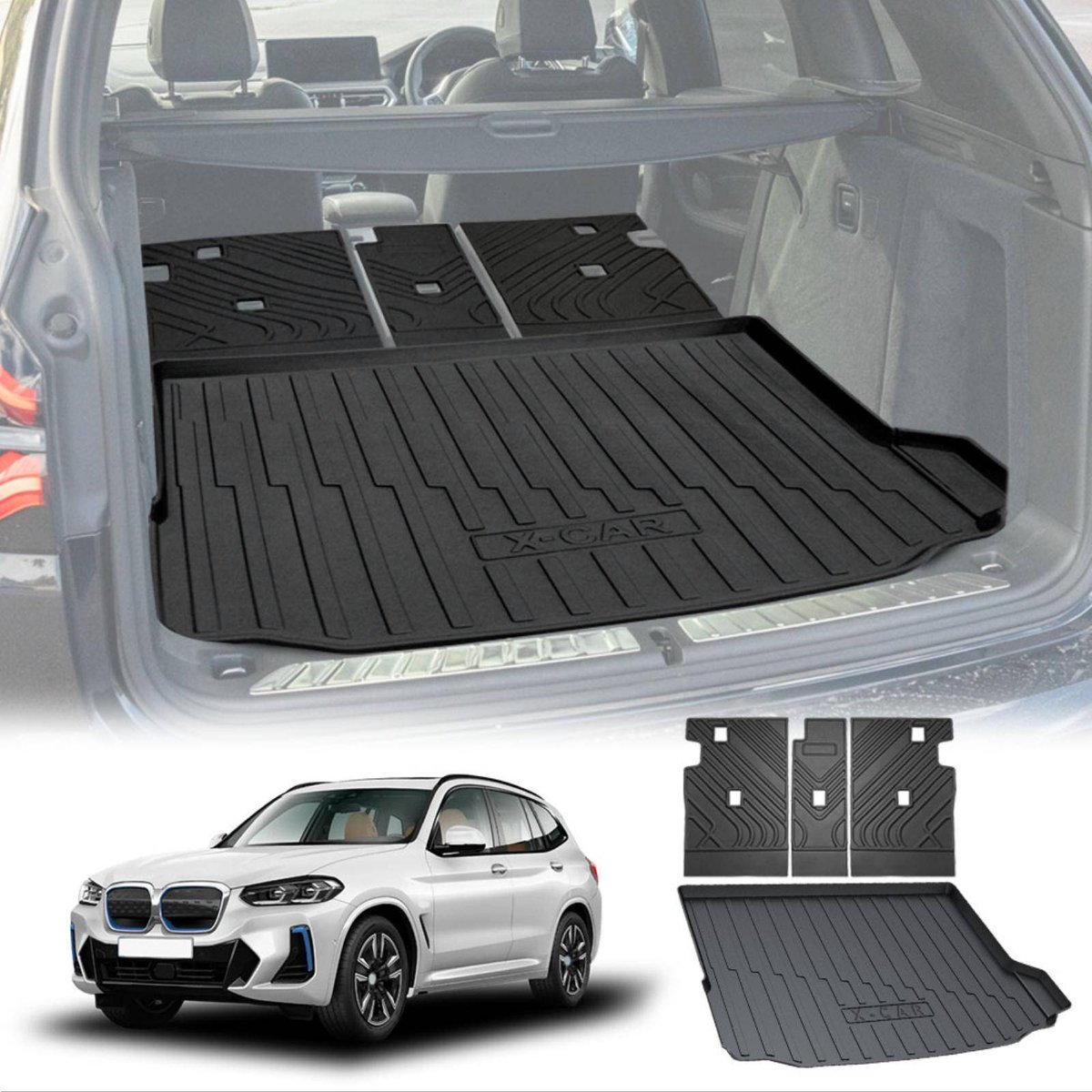 Boot Liner Back Seat Protector Combo for BMW X3 M G01 F97 2017-2023 ...