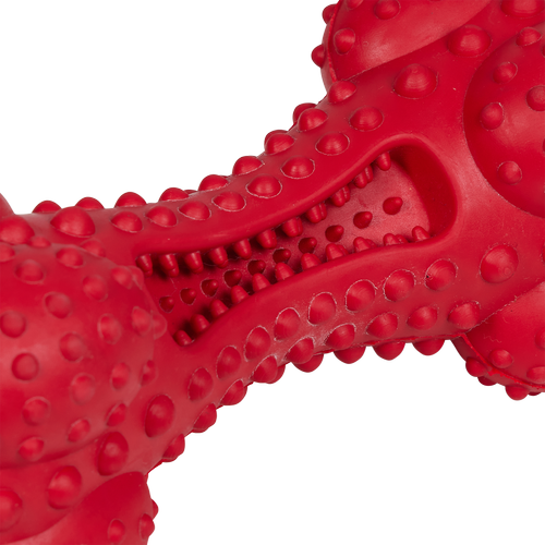 Happy Tails Extra Tough Rubber Squeaker Bone Toy - Bunnings Australia