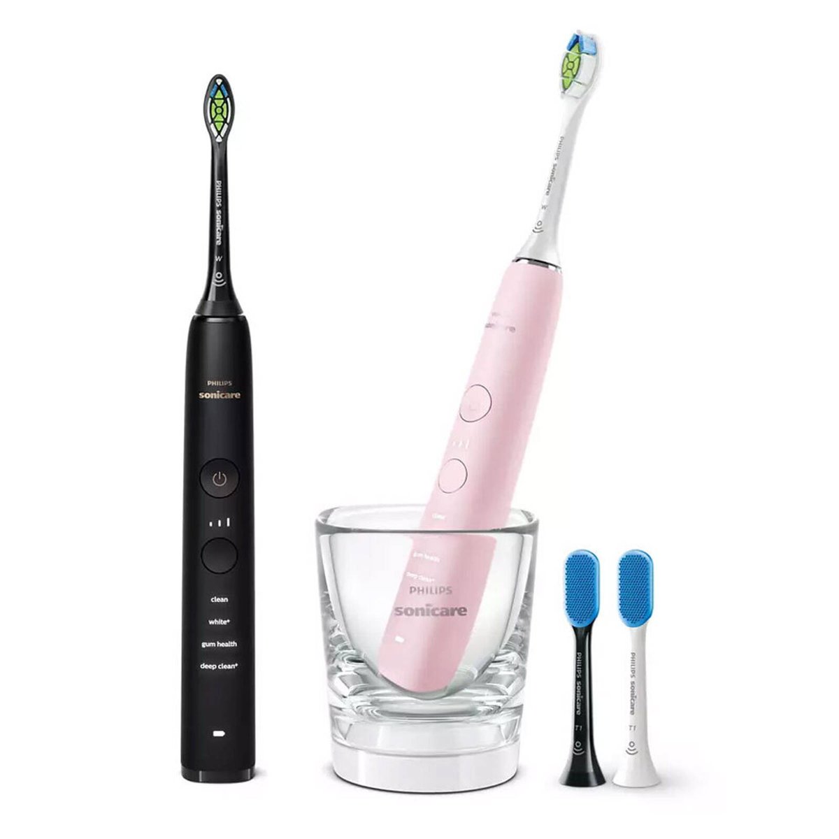 Philips HX9914/59 9000 Diamond Clean Electric Toothbrush Black & Pink ...