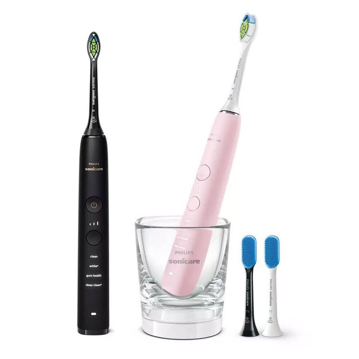 Philips HX9914/59 9000 Diamond Clean Electric Toothbrush Black & Pink ...