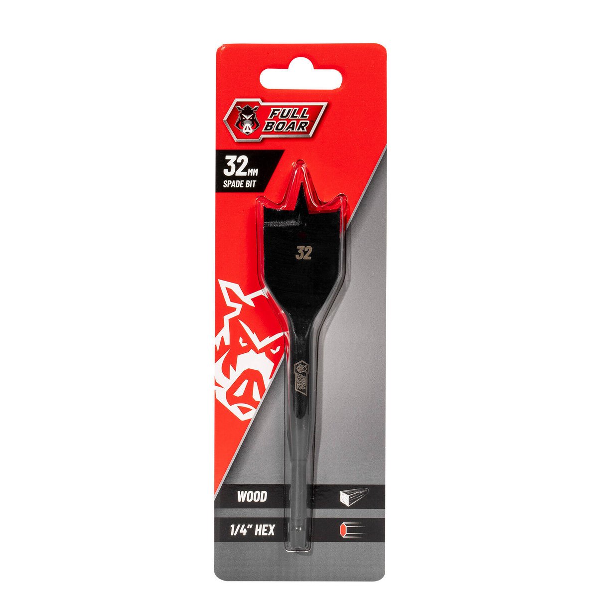 Full Boar 32mm Spade Bit FSB-32 - Bunnings Australia