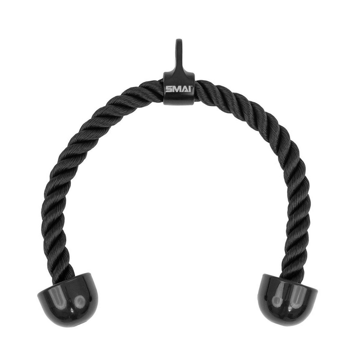 SMAI Tricep Rope for Cable Machine - Black - Bunnings Australia