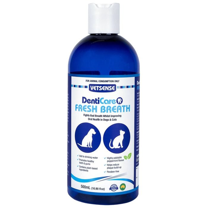 Vetsense DentiCare Fresh Breath Oral Health for Dogs & Cats 500ml ...