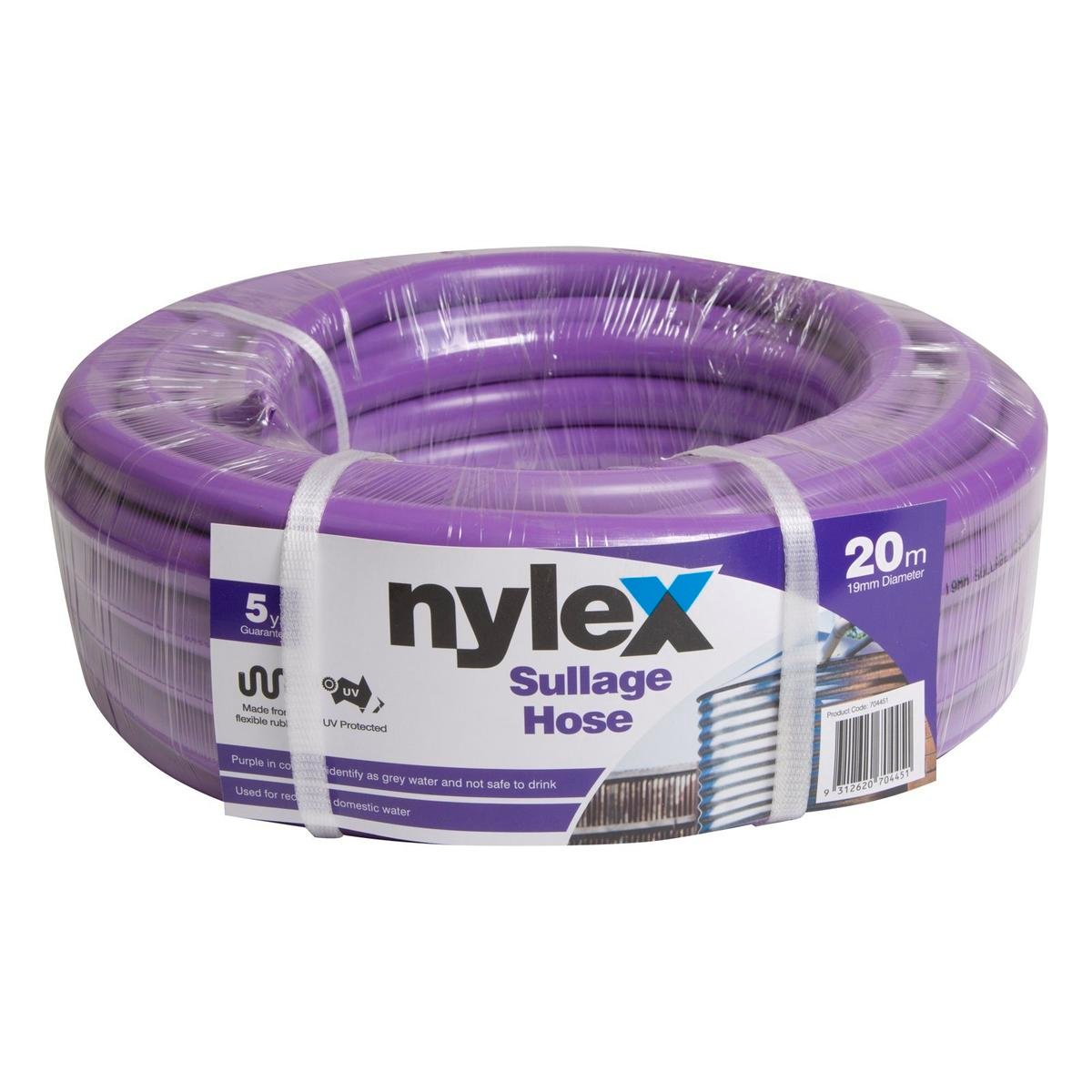 Nylex Recycled Water 19mm x 20m Sullage Hose - Bunnings Australia