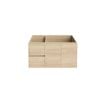 Forme Mont Albert 900 Wallhung Light Ash Vanity - Left Hand Drawers ...