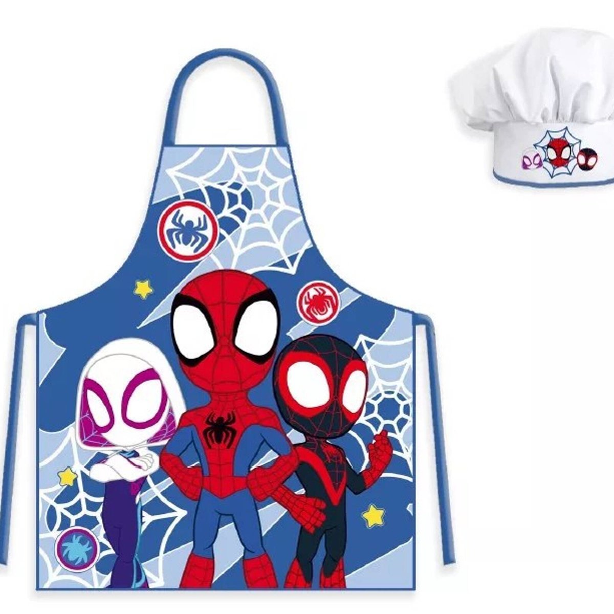 Spiderman Spidey Kids Apron and Chef's Hat Set - Bunnings Australia