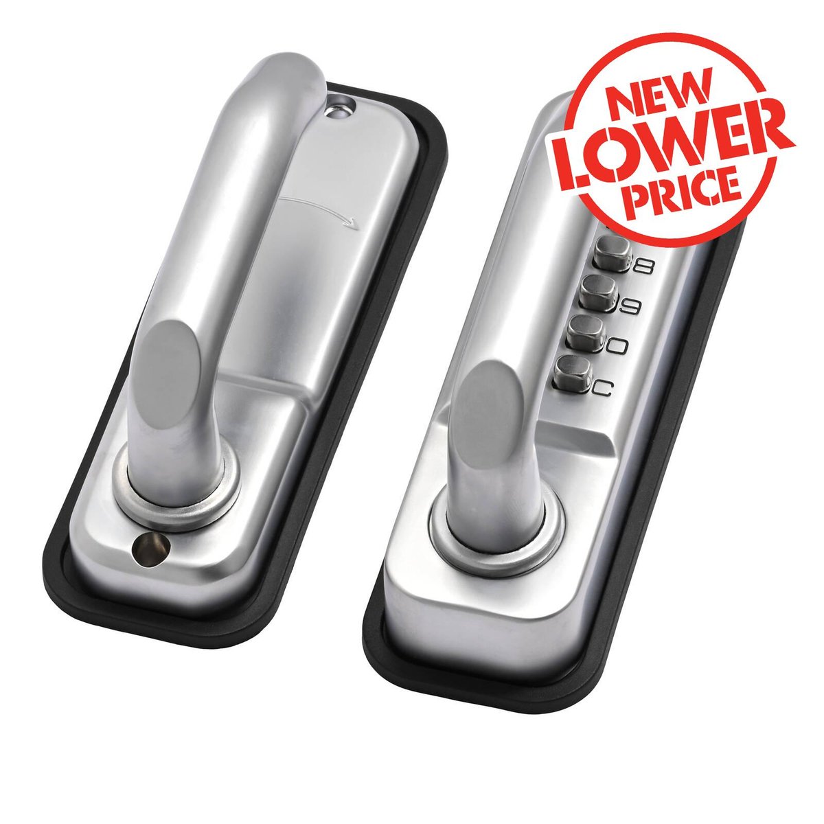 Ikonic Satin Chrome Digital Entry Lock - Bunnings Australia