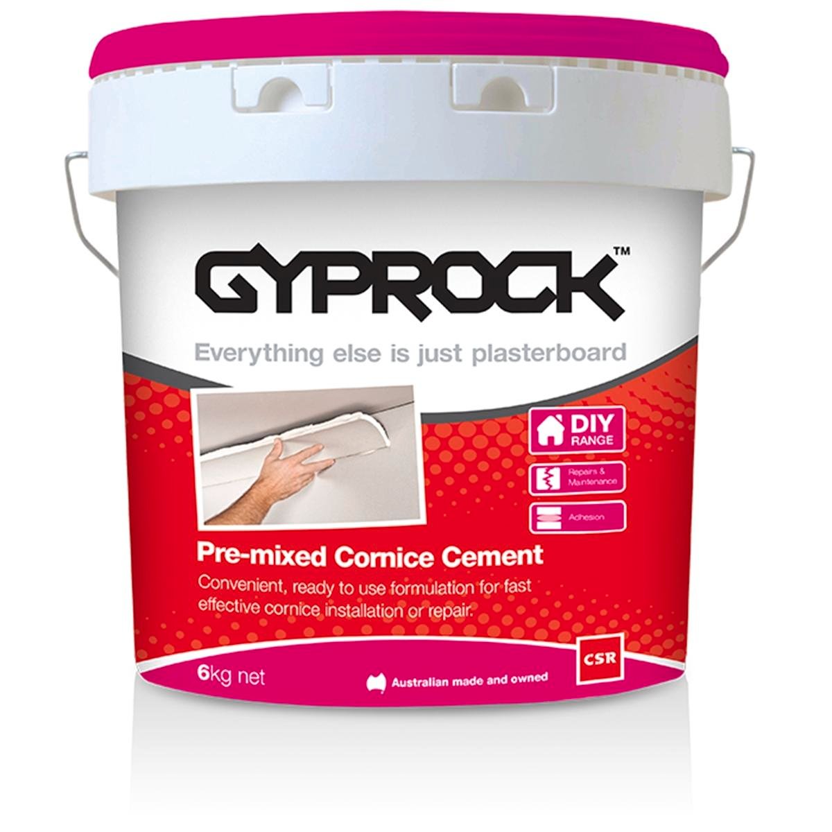 Gyprock CSR 6kg Pre Mixed Cornice Cement - Bunnings Australia