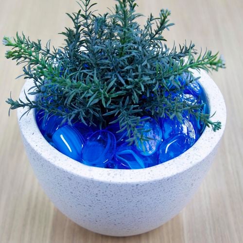 Tuscan Path 38 - 40mm 1kg Aqua Blue Aztec Pebbles - Bunnings New Zealand