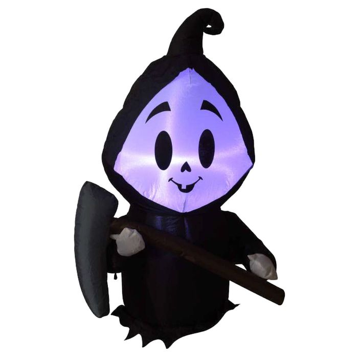 Click 1.05m Happy Reaper Light Up Inflatable - Bunnings Australia