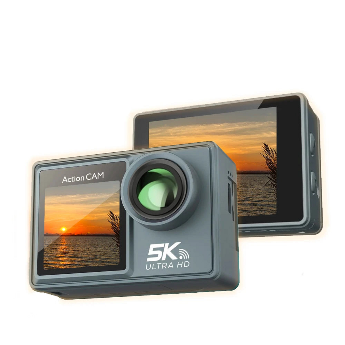 NNEOBA 5K Ultra HD Action Camera with Electronic Stabilization Grey ...