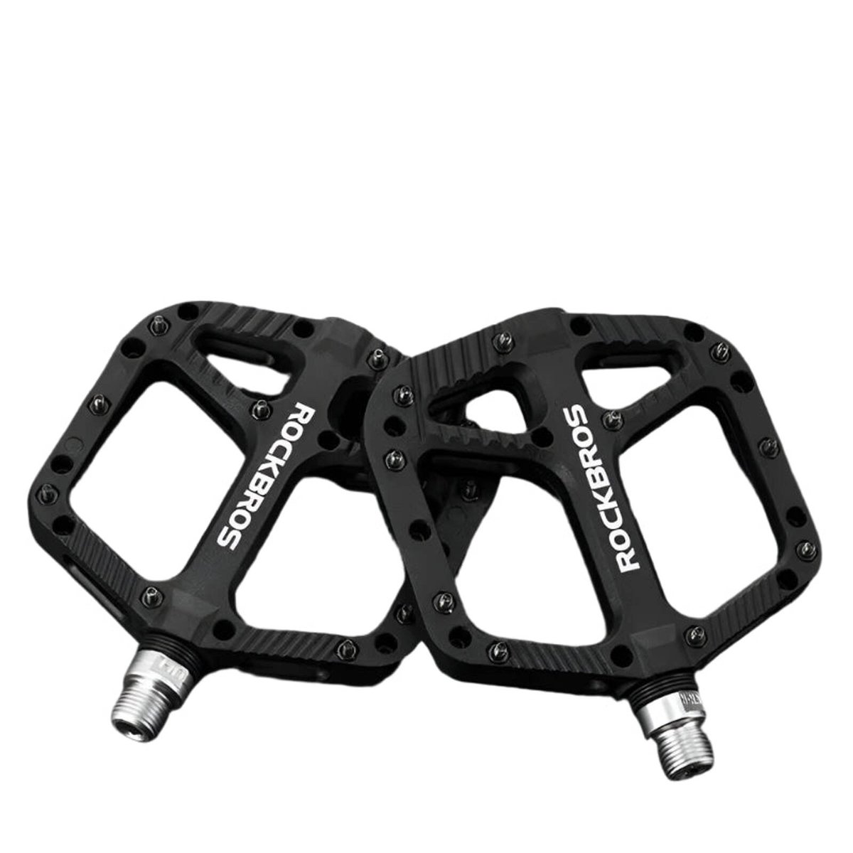 NNEOBA Ultralight Flat Platform Bicycle Pedals Nylon Composite Black ...