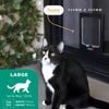 Hakuna Pets Large Black Cat Flap - Bunnings Australia