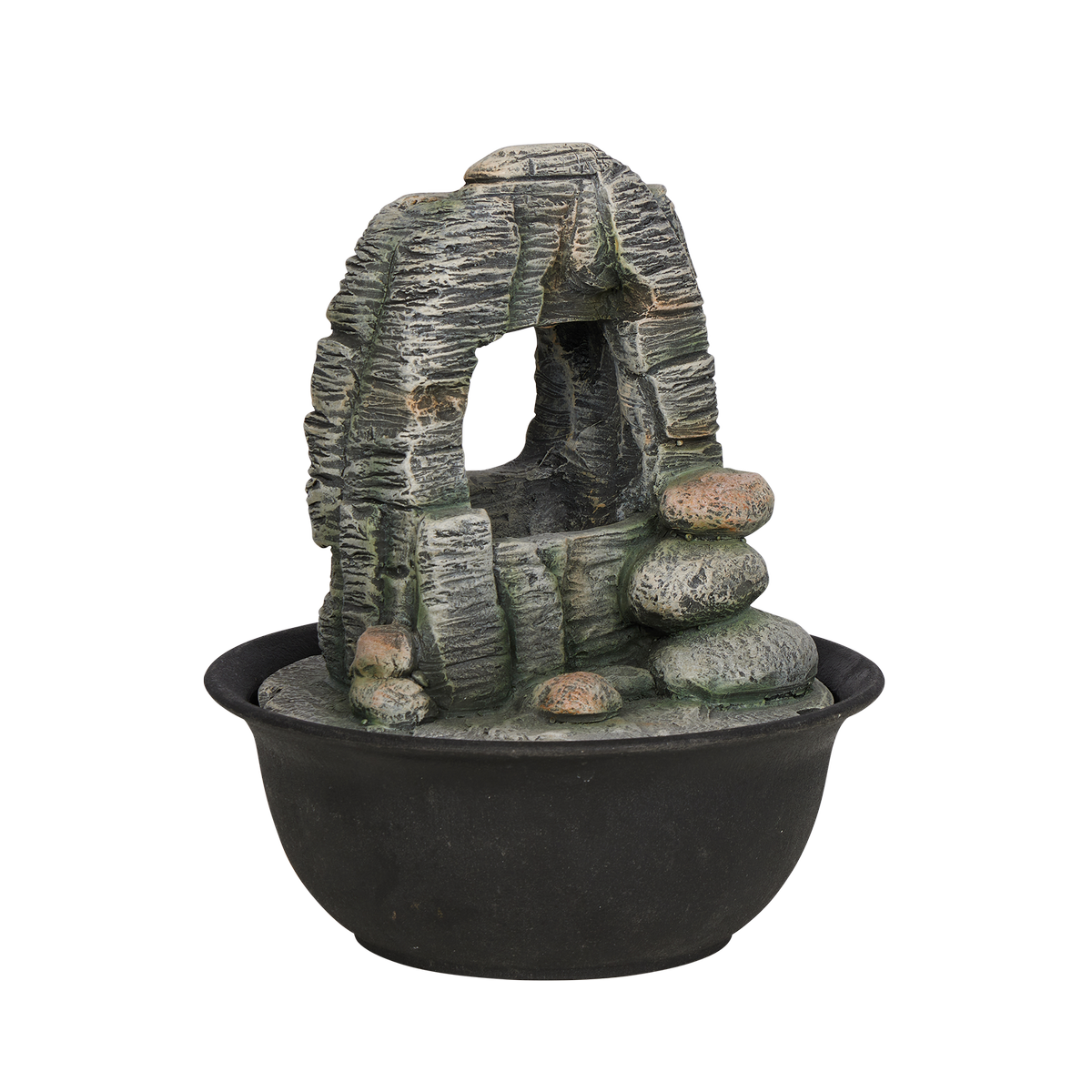 Northcote Pottery 16 x 16 x 19cm Pebble Falls Water Feature - Bunnings ...