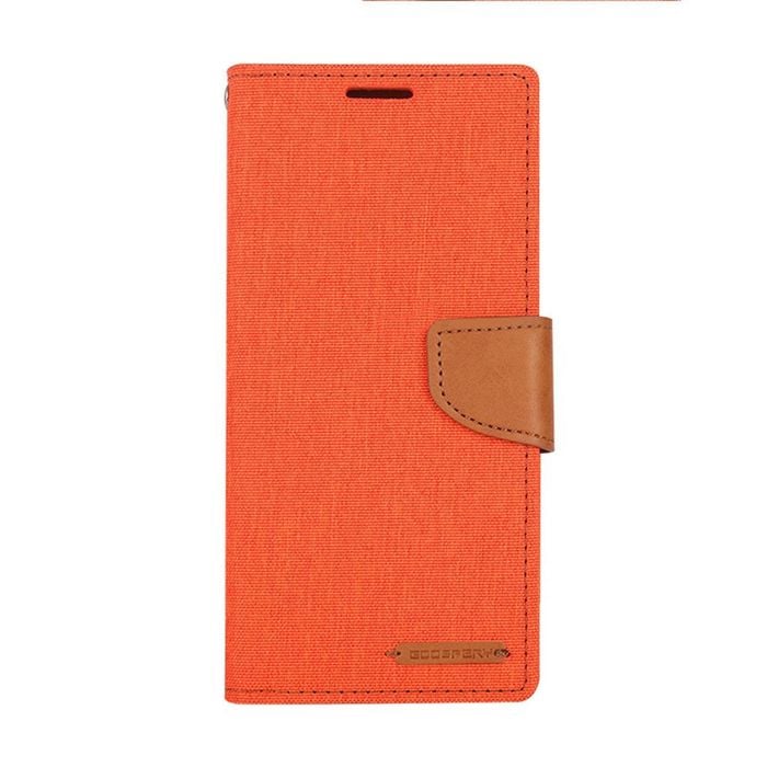 Goospery Canvas Diary for iPhone 14 Pro Max - Orange - Bunnings Australia