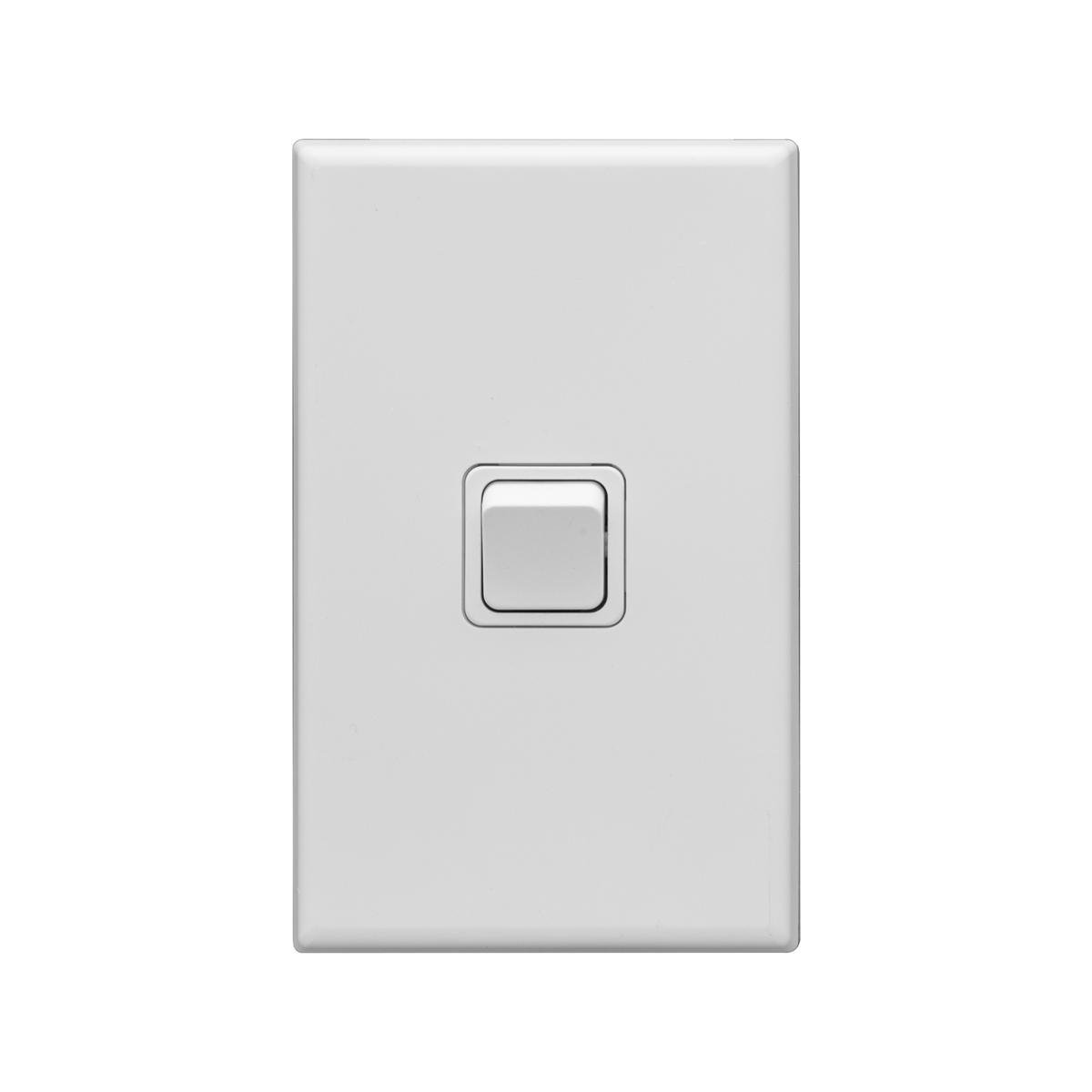 Deta X7 Single Vertical Switch - Matt White - Bunnings New Zealand