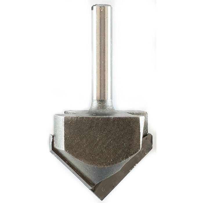 CRAFTMASTER 32mm x 45 Degree V Groove 6.4mm Shaft Trade Quality Router Bit Bunnings Australia