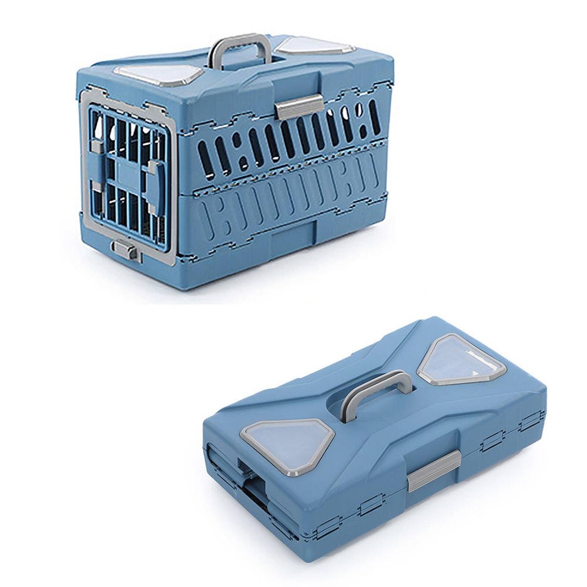 Foldable Pet Carrier Portable Dog Cat Travel Bag Cage House Kennel Case ...