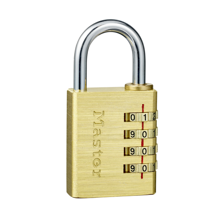 Master Lock 40mm Brass Combination Padlock - Bunnings Australia