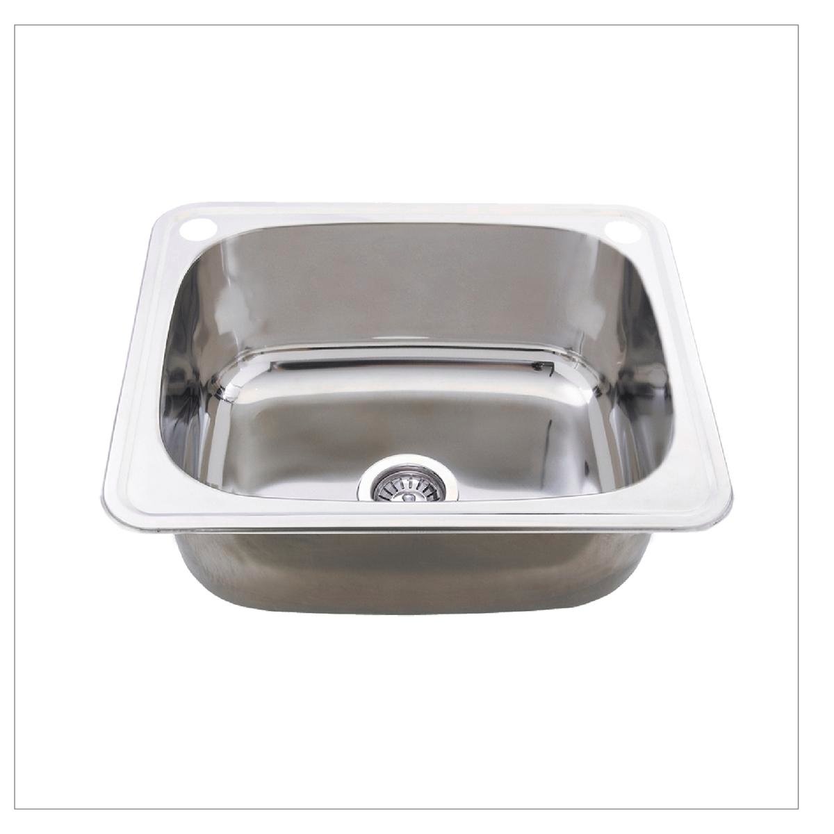 Everhard Classic 35L 2 Tap Hole Utility Sink - Bunnings Australia