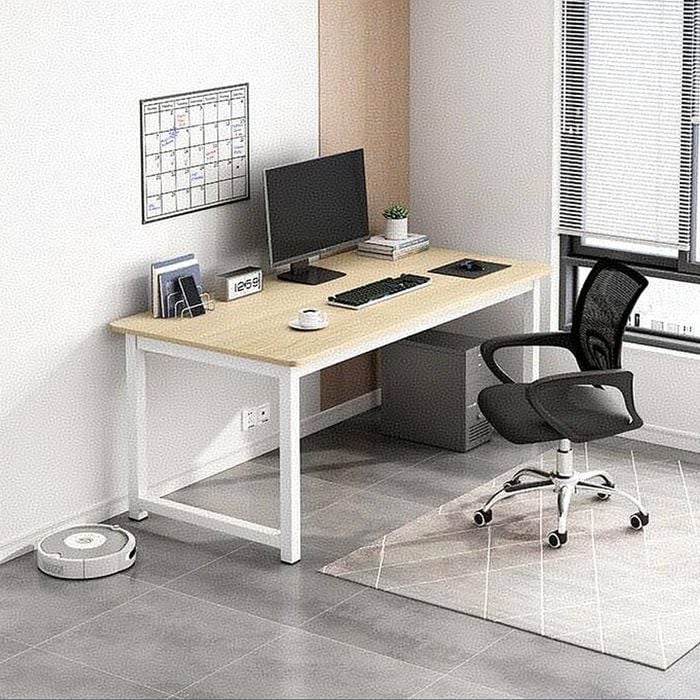 Maple 120cm Wooden Workstation Office Computer Desk Study Table Home ...