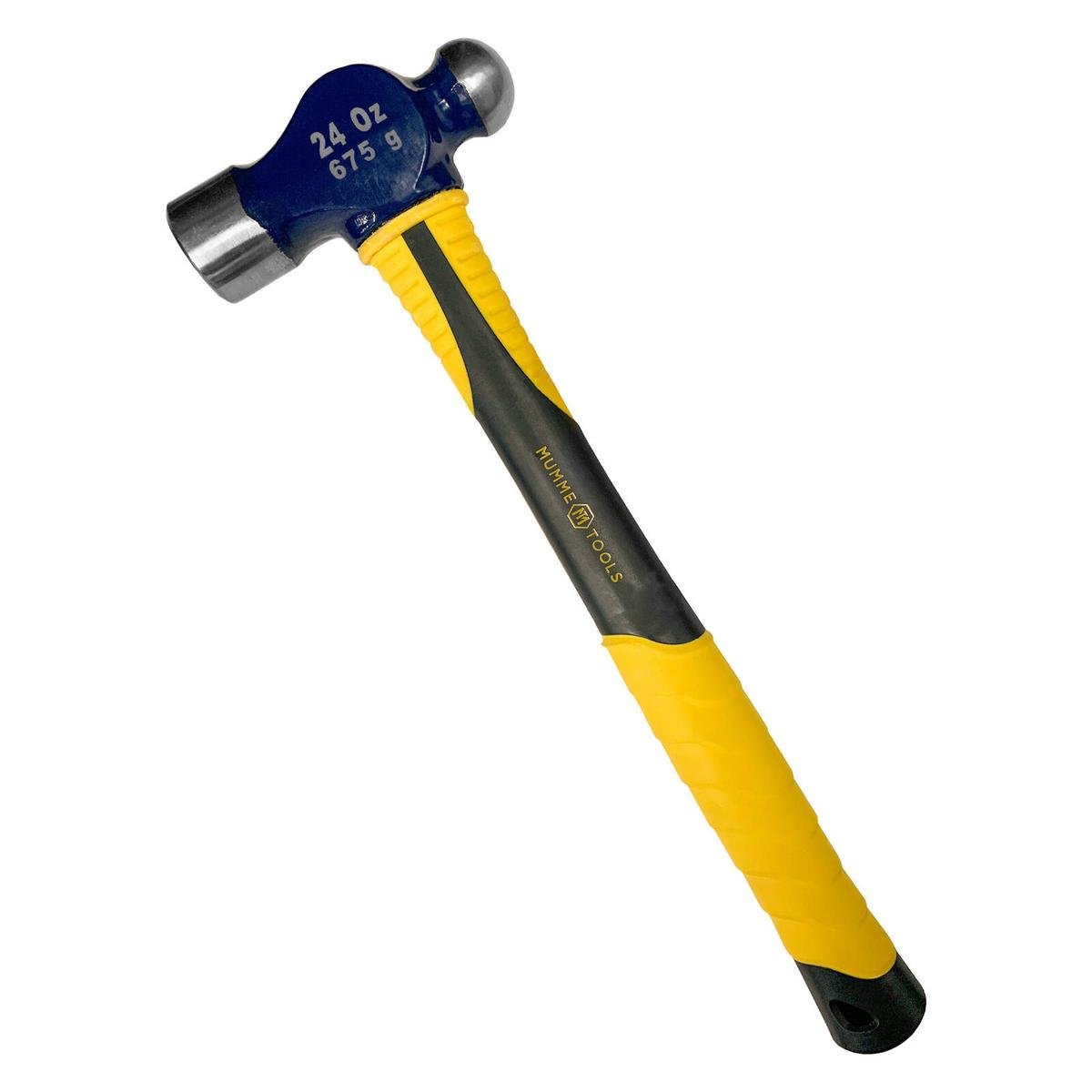 Mumme Tools 675g Ball Pein Hammer with Fibreglass Handle - Bunnings ...