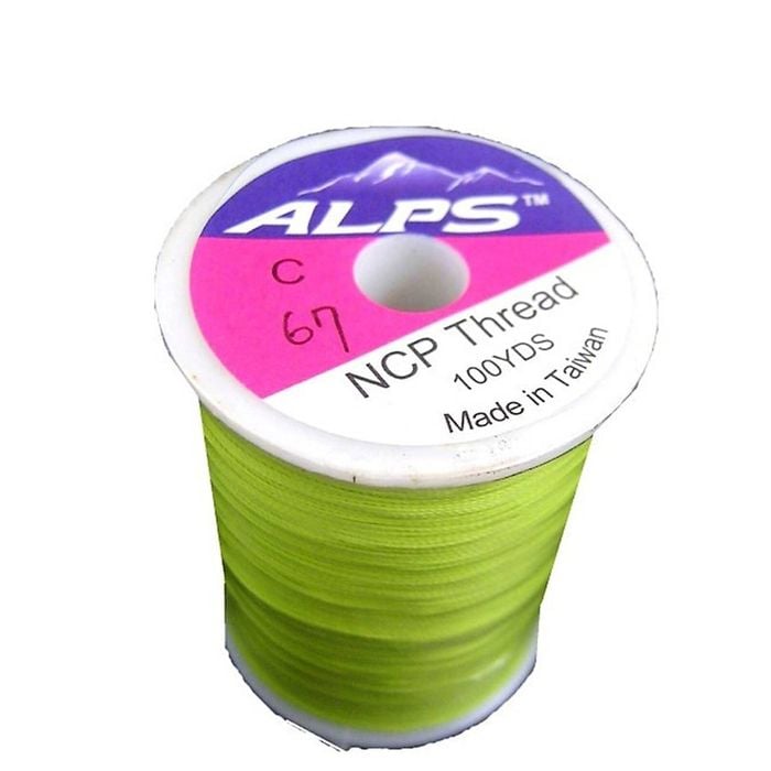Alps 100yds Spring Green Rod Wrapping Thread-Size C(0.2mm) Rod Binding ...