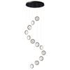 Vencha Arago 12 Light LED Round Glass Pendant - Bunnings Australia
