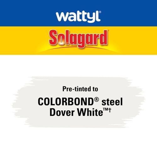 Wattyl Solagard 1L Pre-tinted Dover White Low Sheen Exterior Paint ...