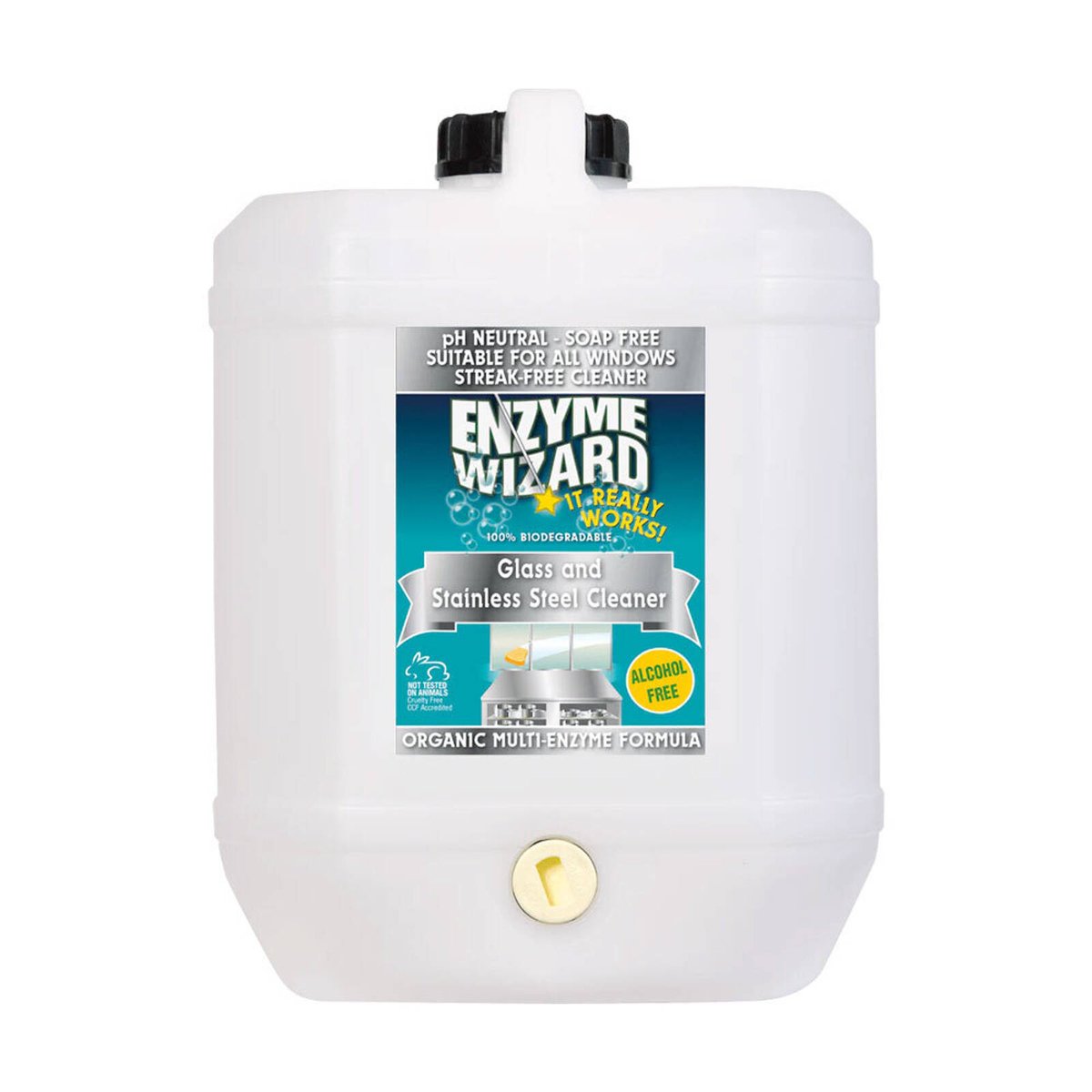Enzyme Wizard Glass & Stainless Steel Cleaner 10L - Bunnings Australia