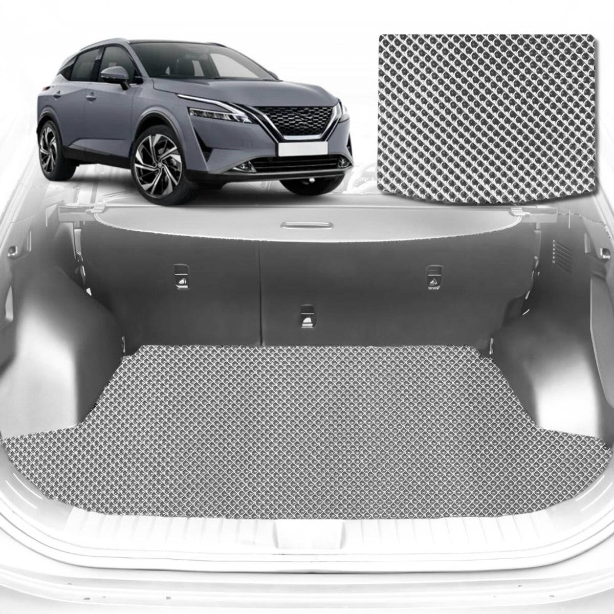 6D Diamond Car Boot Mat for All-new Nissan QASHQAI (J12) 2022-Current ...