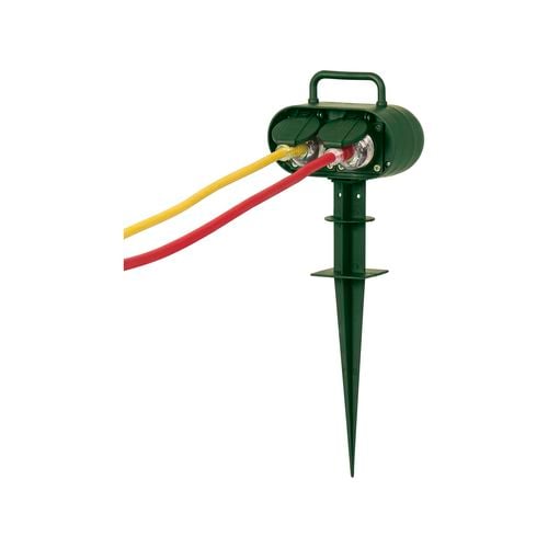 Arlec Outdoor 2 Outlet Powerboard Garden Stake - Bunnings Australia