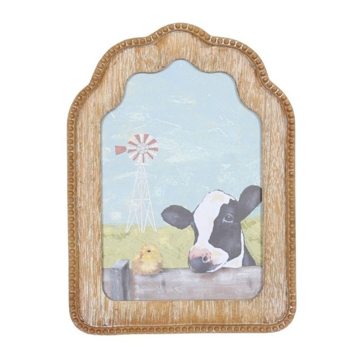 Willow & Silk Cow+Chick Framed Wall Art 22x2.5x30cm - Bunnings Australia