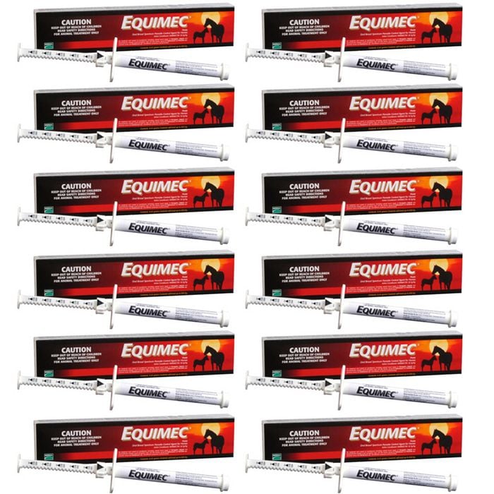 12 x Equimec Broadspectrum Wormer Parasite Control Horse Summer Sore 6.42g - Bunnings Australia