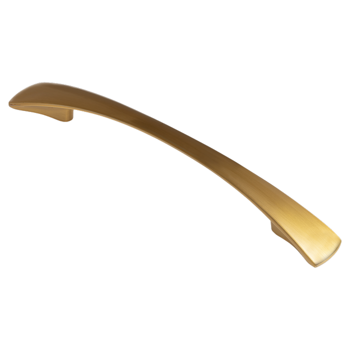 Kaboodle 128mm Brushed Amber Gold Vela Kitchen Handle - Bunnings Australia