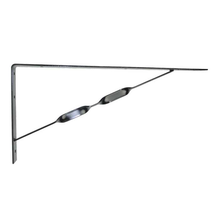 Carinya 600 x 300mm Black Twisted Stay Bracket - Heavy Duty - Bunnings ...
