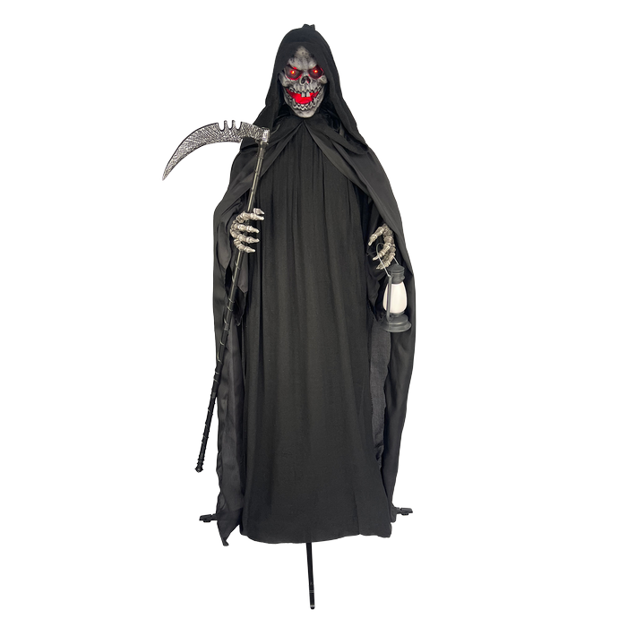 Galah 1.8m Large Halloween Animatronic Reaper With Voice Light And ...