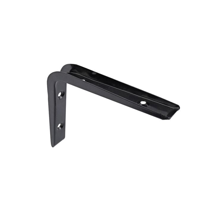 Carinya 125 x 150mm Black Angle Bracket - Bunnings Australia