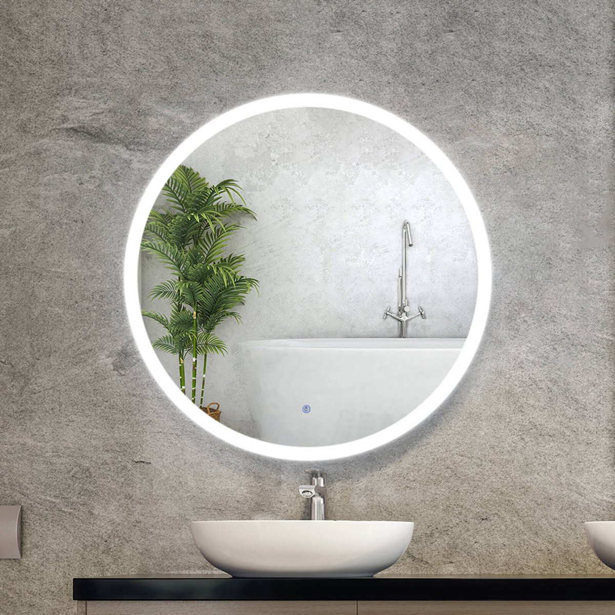 Embellir 90CM LED Wall Mirror - Bunnings Australia