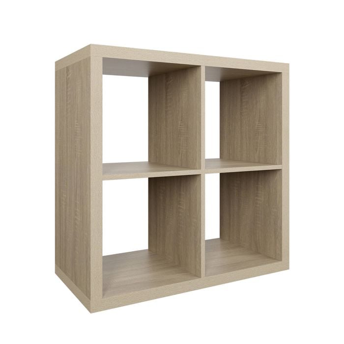 Living Elements Clever Cube Light Oak 2 x 2 Storage Unit - Bunnings ...
