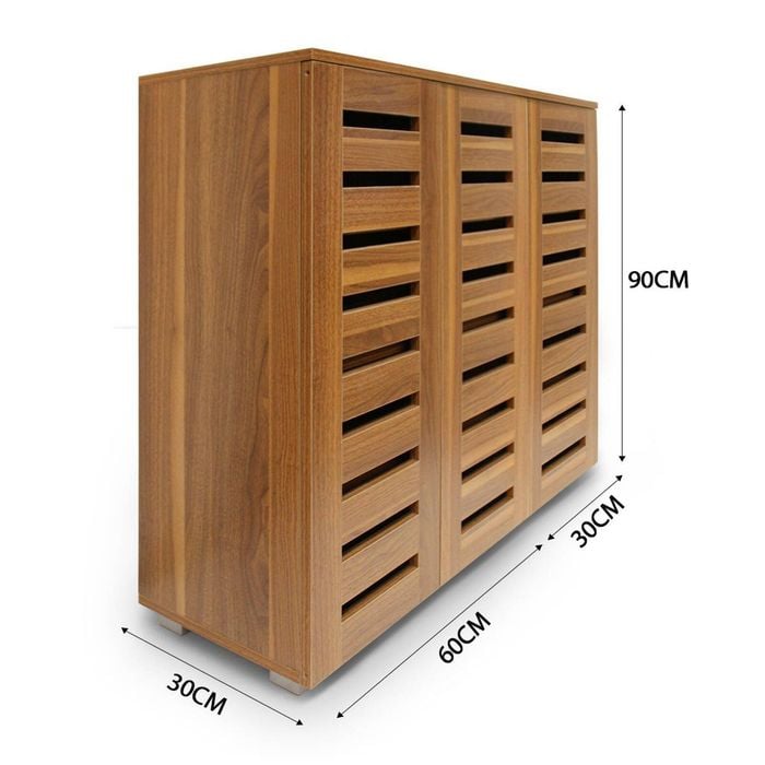 Wooden shoe rack bunnings store