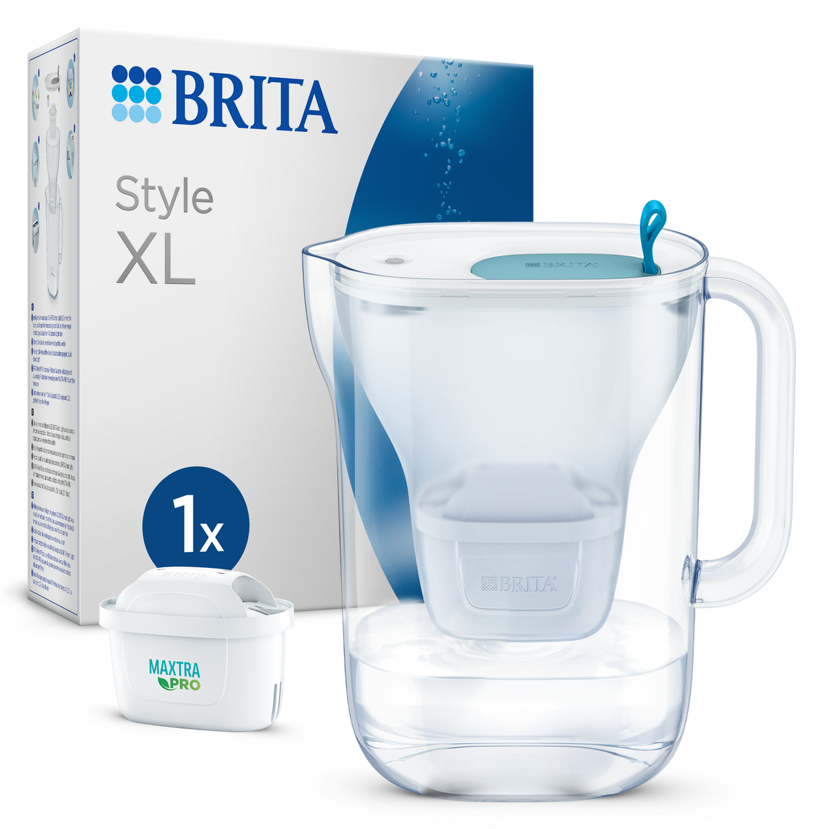 BRITA Water Filter Jug Style XL 3.6L - Blue - Bunnings New Zealand