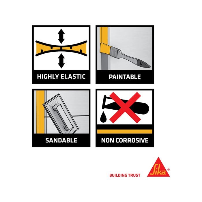 Sika 310ml Black Sikaflex-227 Automotive and Construction Sealant ...