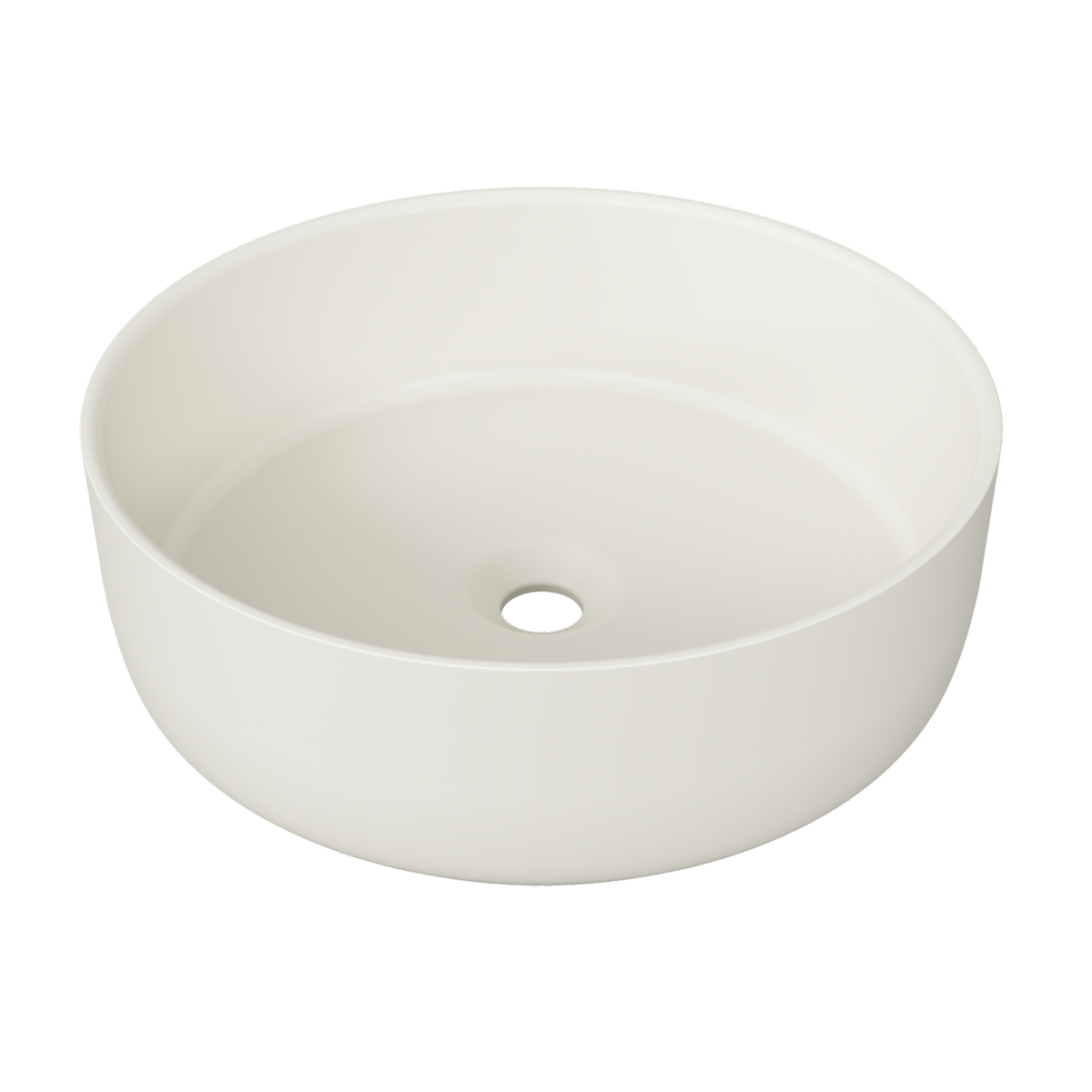 New England Joinery 360mm Ivory Matt Allure Basin - Bunnings Australia