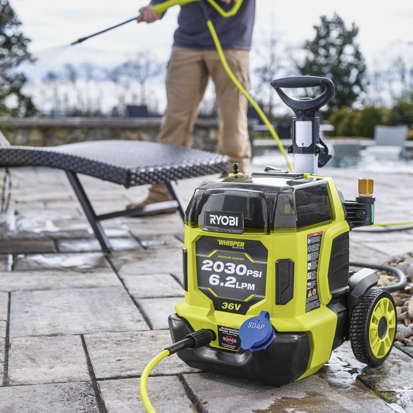 Ryobi 36V HP 2030 PSI Pressure Washer 6.0Ah Kit Bunnings New Zealand