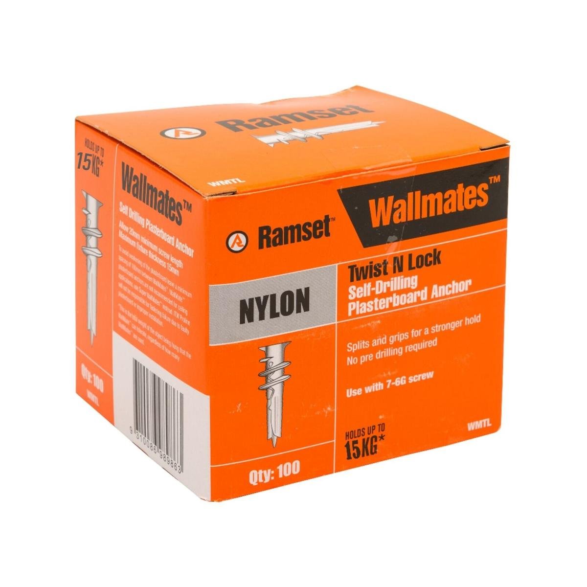 Ramset Twist N Lock Wallmate - 100 Pack - Bunnings New Zealand